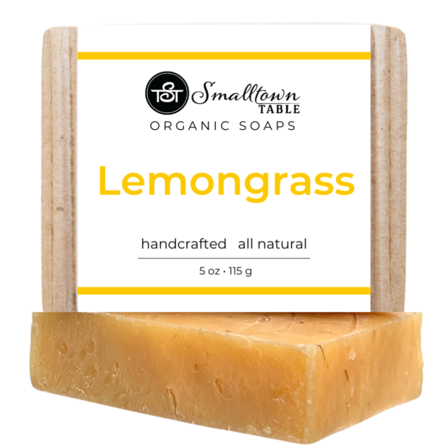 Premium Lemongrass Essential Oil Bar Soaps - Soap of the Month – Smalltown Table