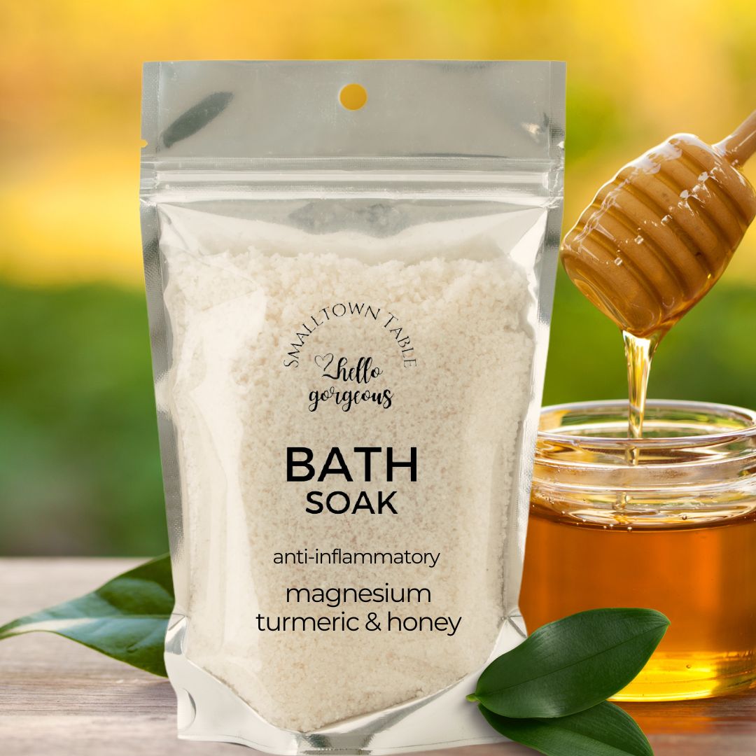 Magnesium Bath Salt Soak Set: Complete Wellness Trio: – Smalltown Table