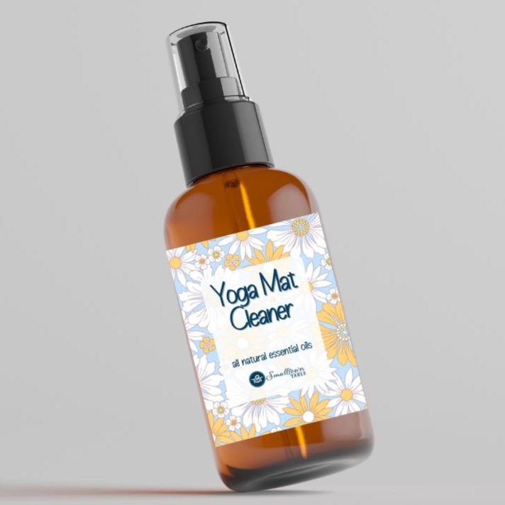 Yoga Mat Cleaner Spray & Towel: Pure & Organic Aromatherapy Cleaning S ...
